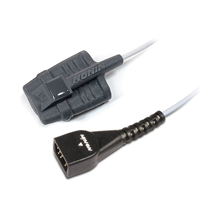 NONIN Soft Reusable Sp02 Sensor Medium 8000SM-3 (9 ft / 3meter)